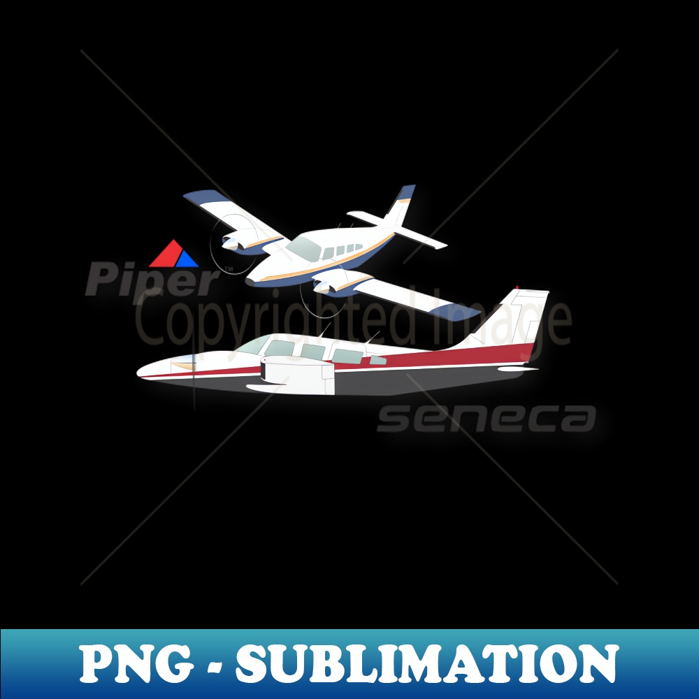 Piper PA34 Seneca - PNG Transparent Sublimation File - Unlea - Inspire ...