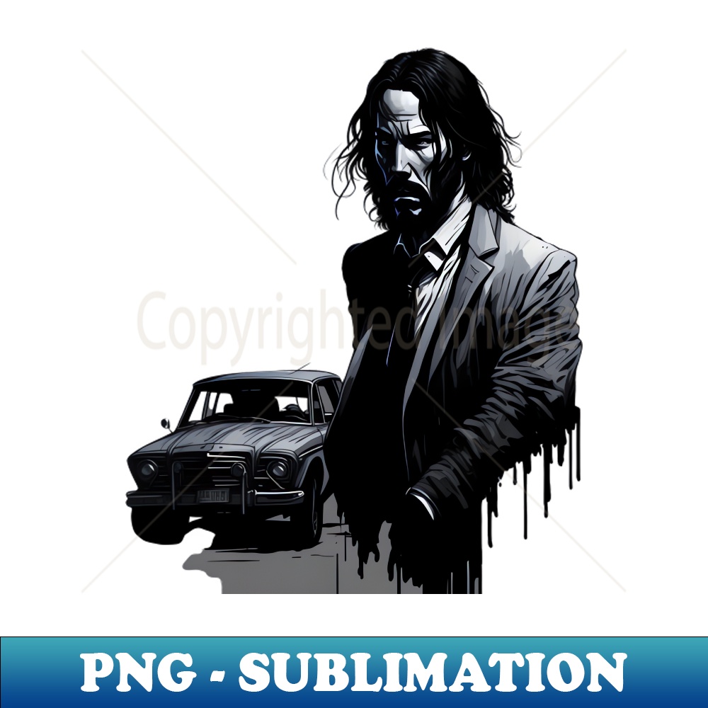 John Wick Ink - High-Resolution PNG Sublimation File - Bring | Inspire ...