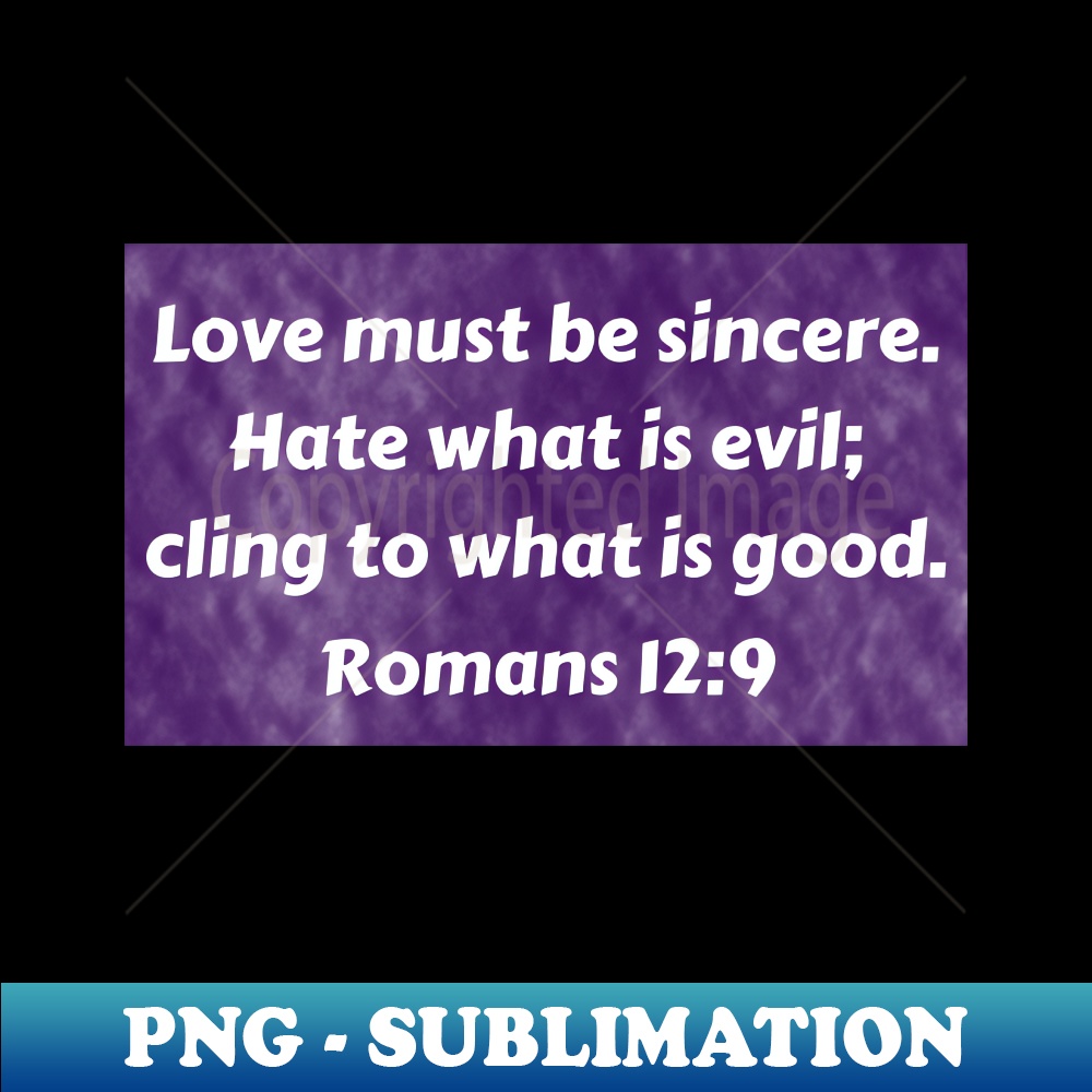 Bible Verse Romans 129 - Instant Sublimation Digital Downloa | Inspire ...