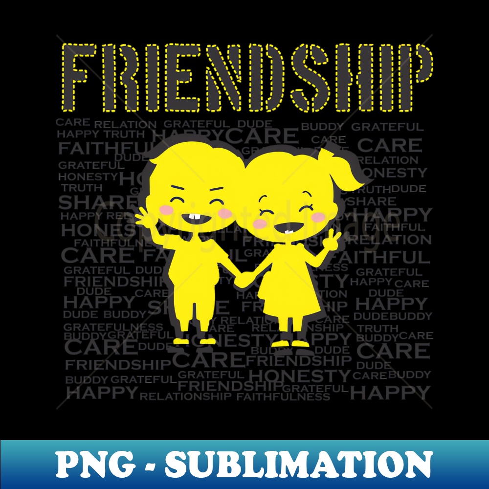 FRIENDSHIP - PNG Transparent Digital Download File for Subli | Inspire ...