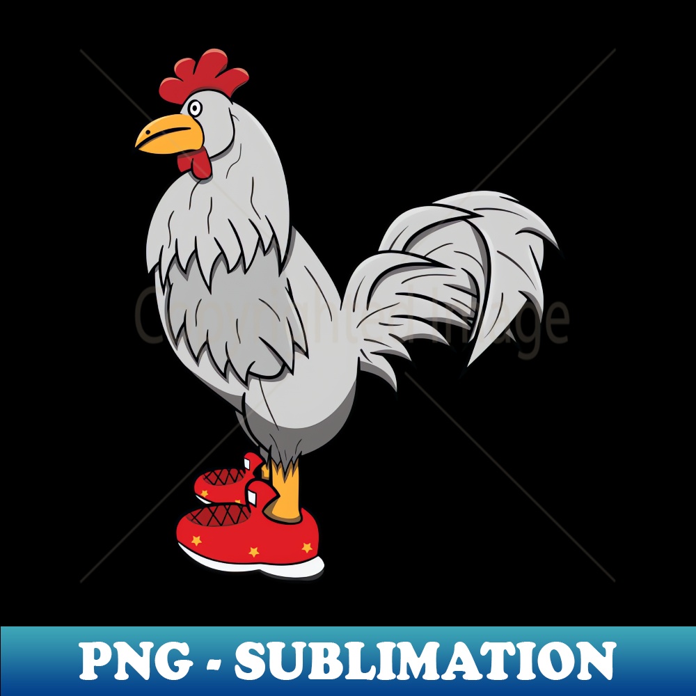 White Chicken With Shoes - Unique Sublimation PNG Download - | Inspire ...