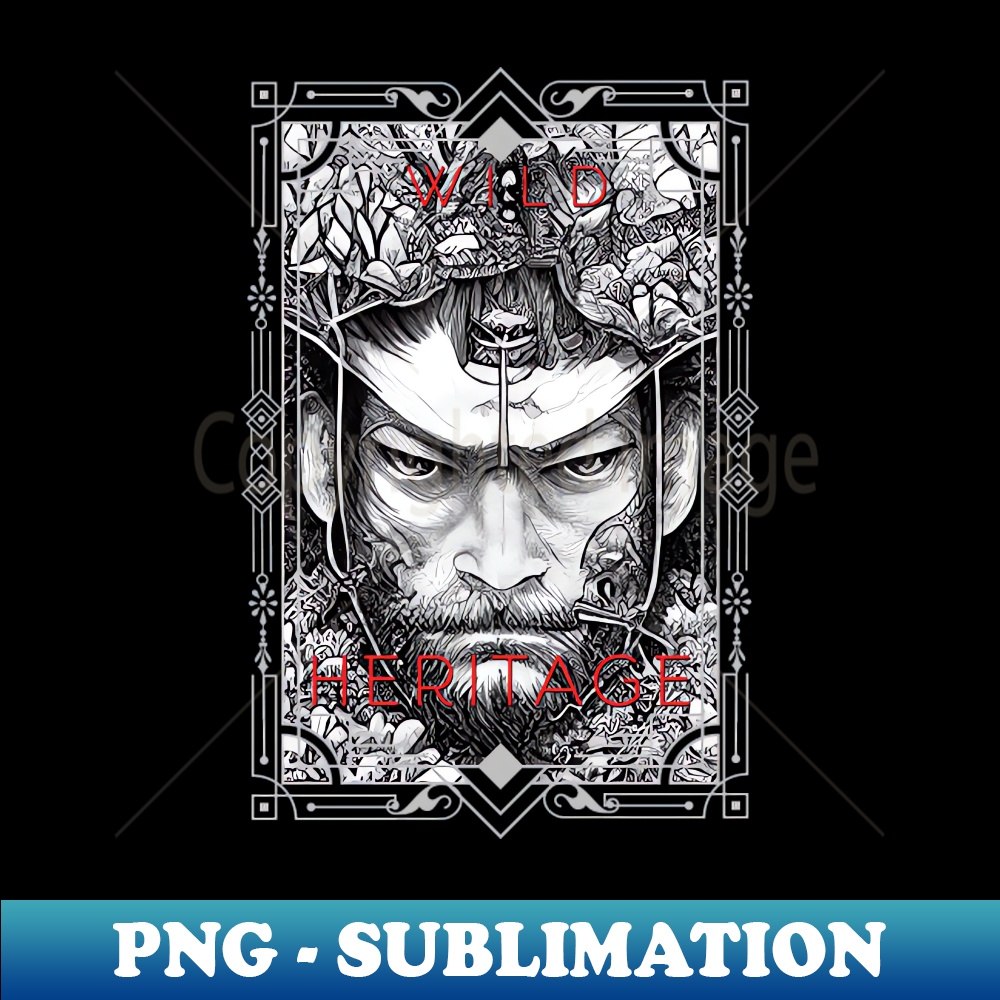 Warrior Brave Wild Nature Illustration Line Epic Illustratio | Inspire ...