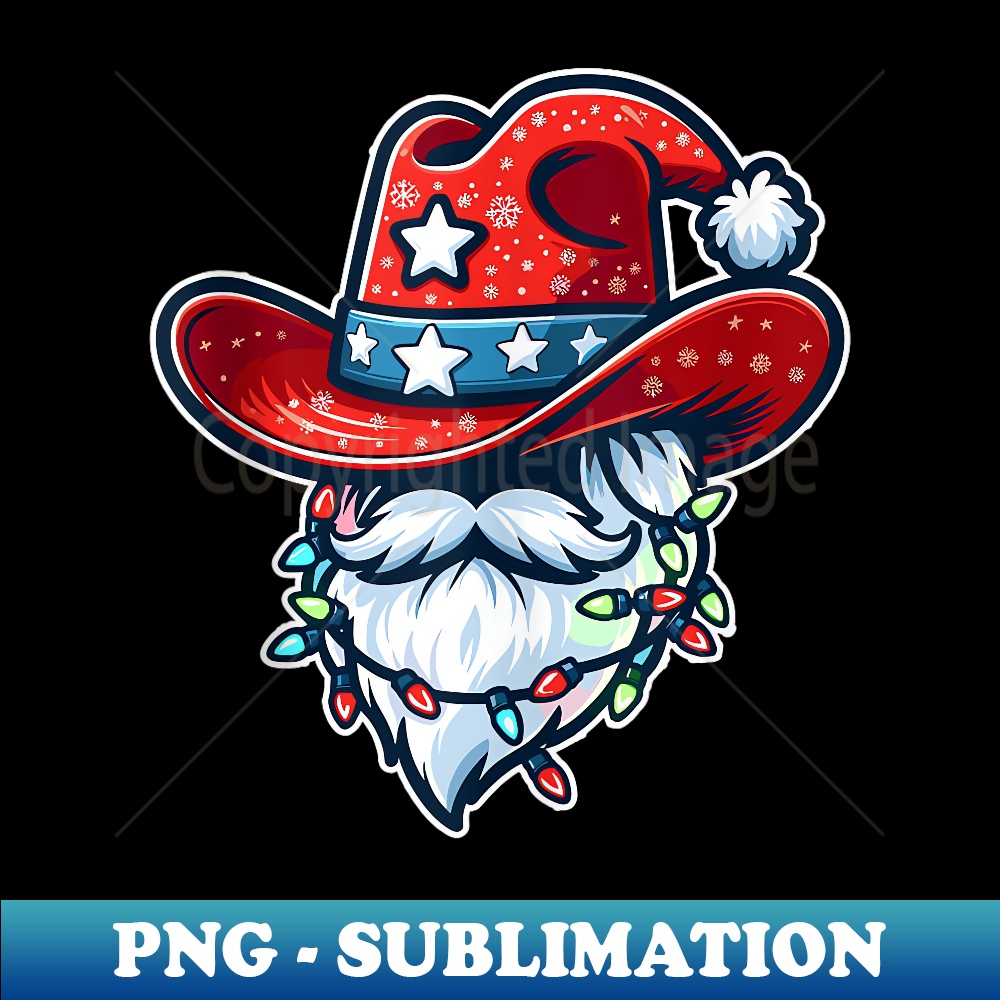 Cowboy Santa Hat Xmas Reindeer Rodeo Christmas In Texas - Un - Inspire ...