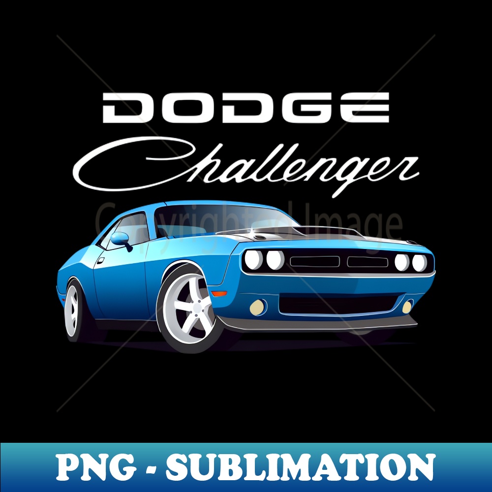challenger srt demon hellcat blue stanced - Premium PNG Subl - Inspire ...