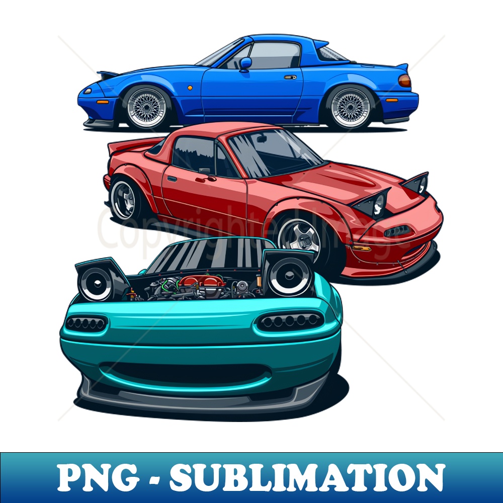 MX5 Miata NA - PNG Transparent Sublimation Design - Vibrant | Inspire ...