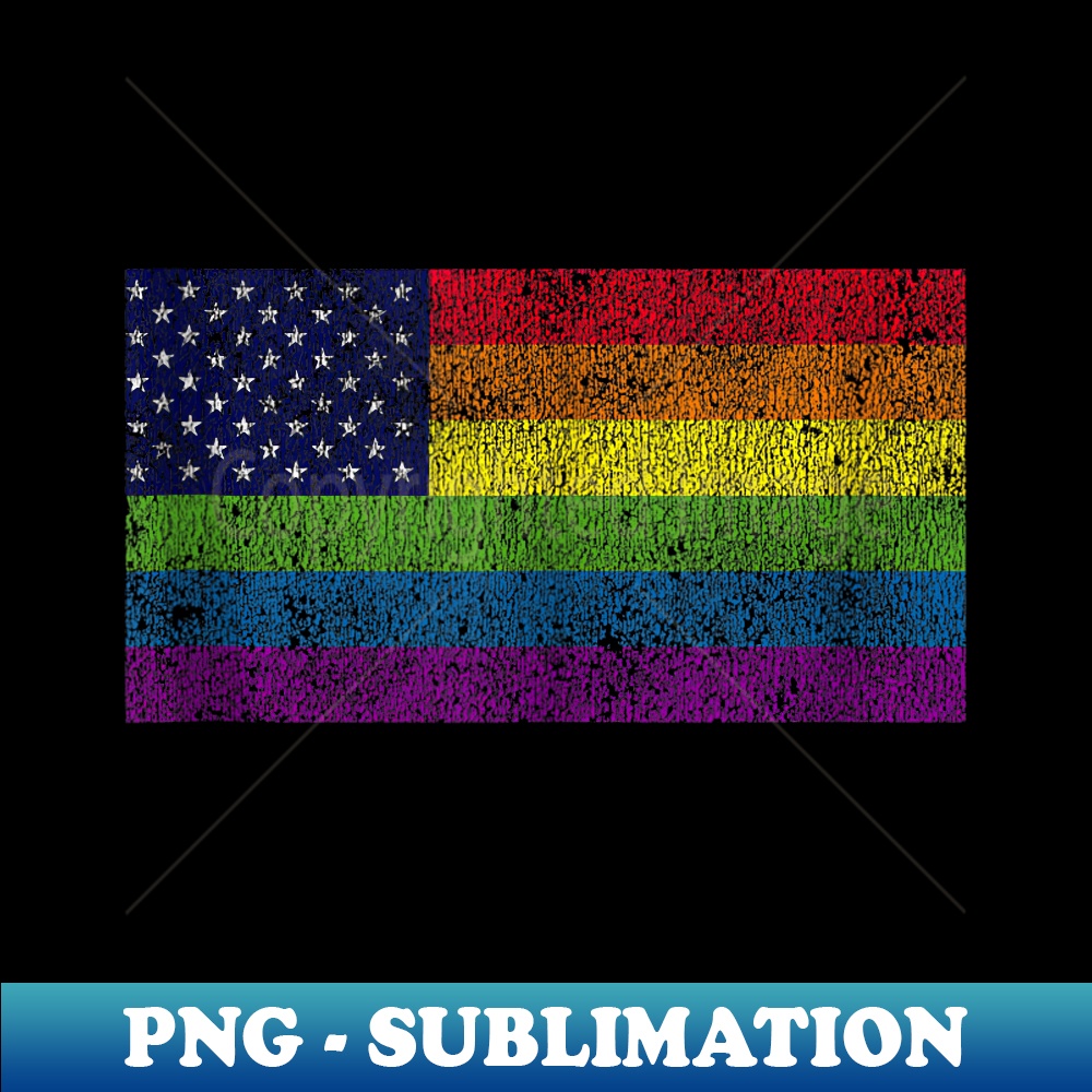LGBT Flag USA American Rainbow Gay Pride Month Unisex s - Hi | Inspire ...