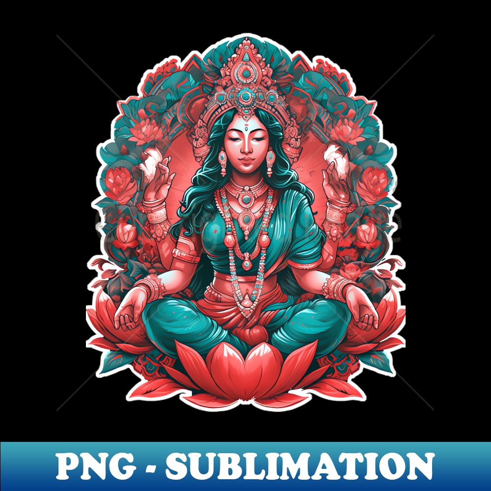 Divine Blessings Lakshmi the Goddess of Wealth - High-Qualit | Inspire ...