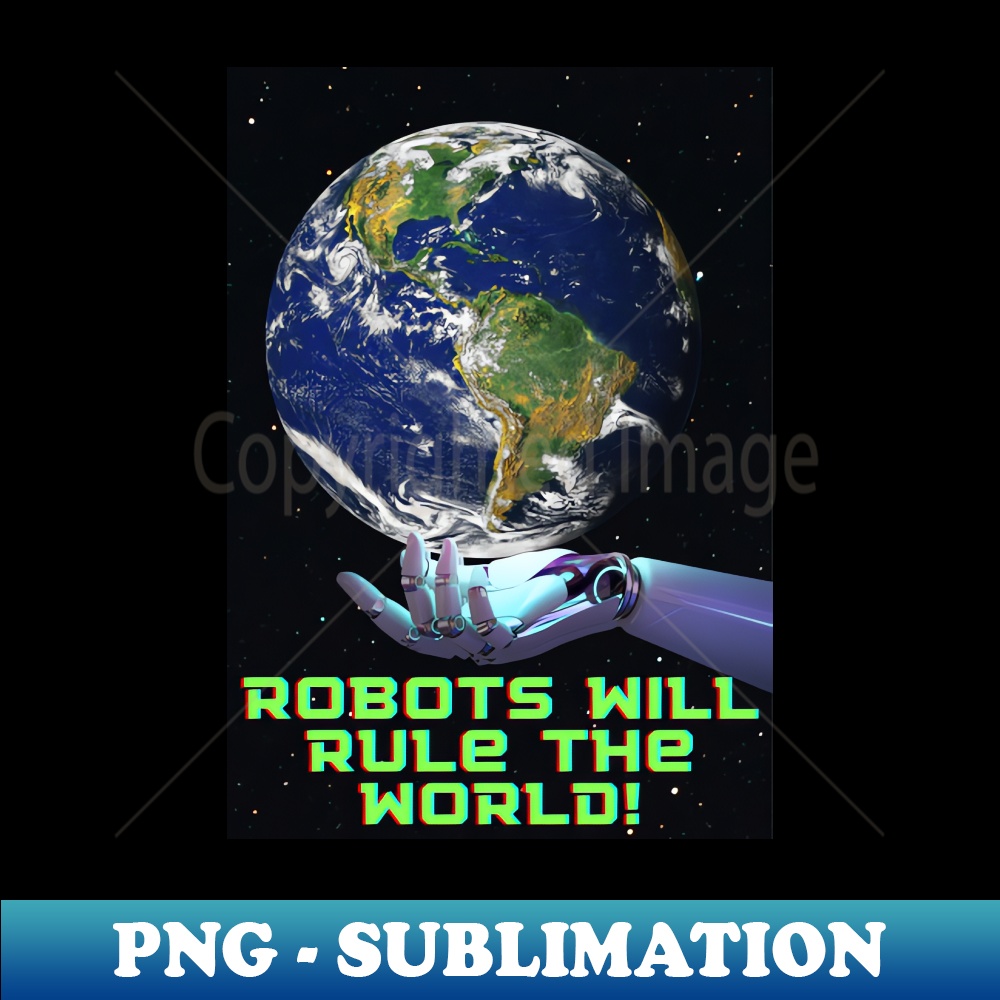 Robots will rule the world - Premium PNG Sublimation File - | Inspire ...