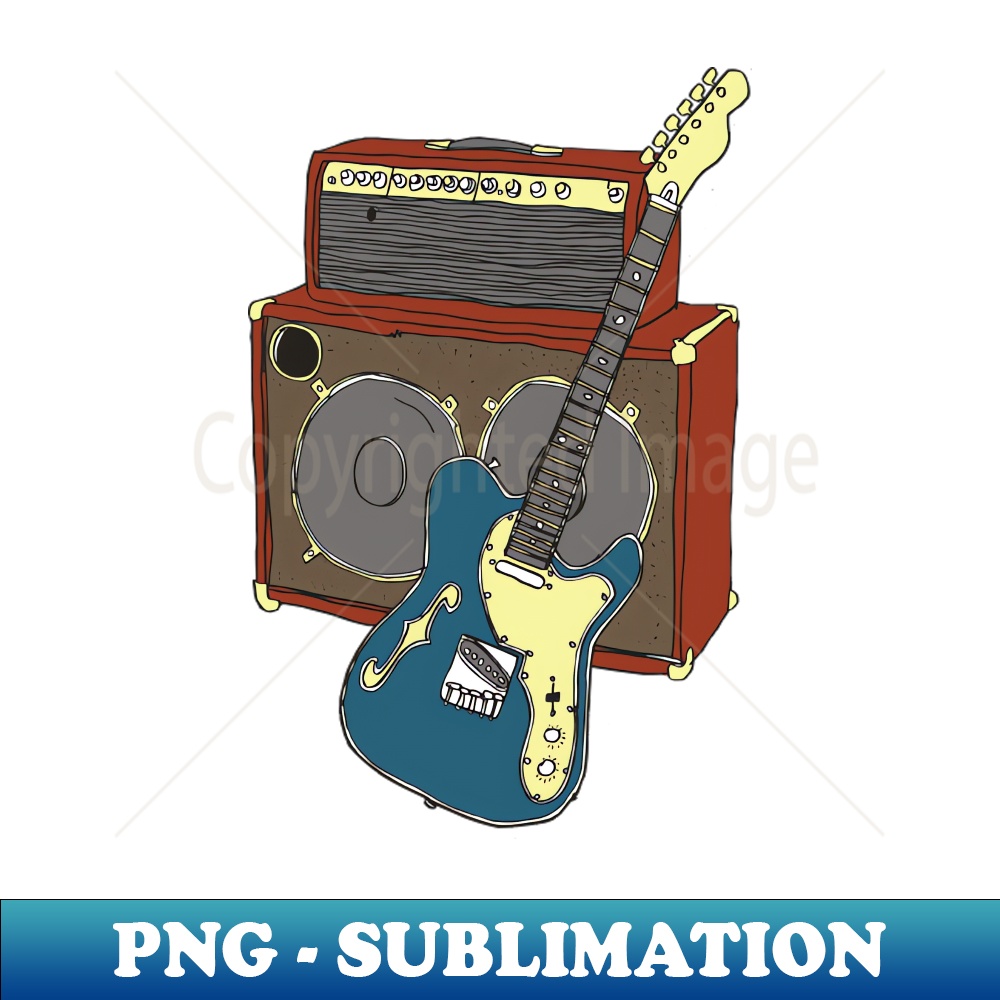 telecaster - High-Resolution PNG Sublimation File - Capture | Inspire Uplift