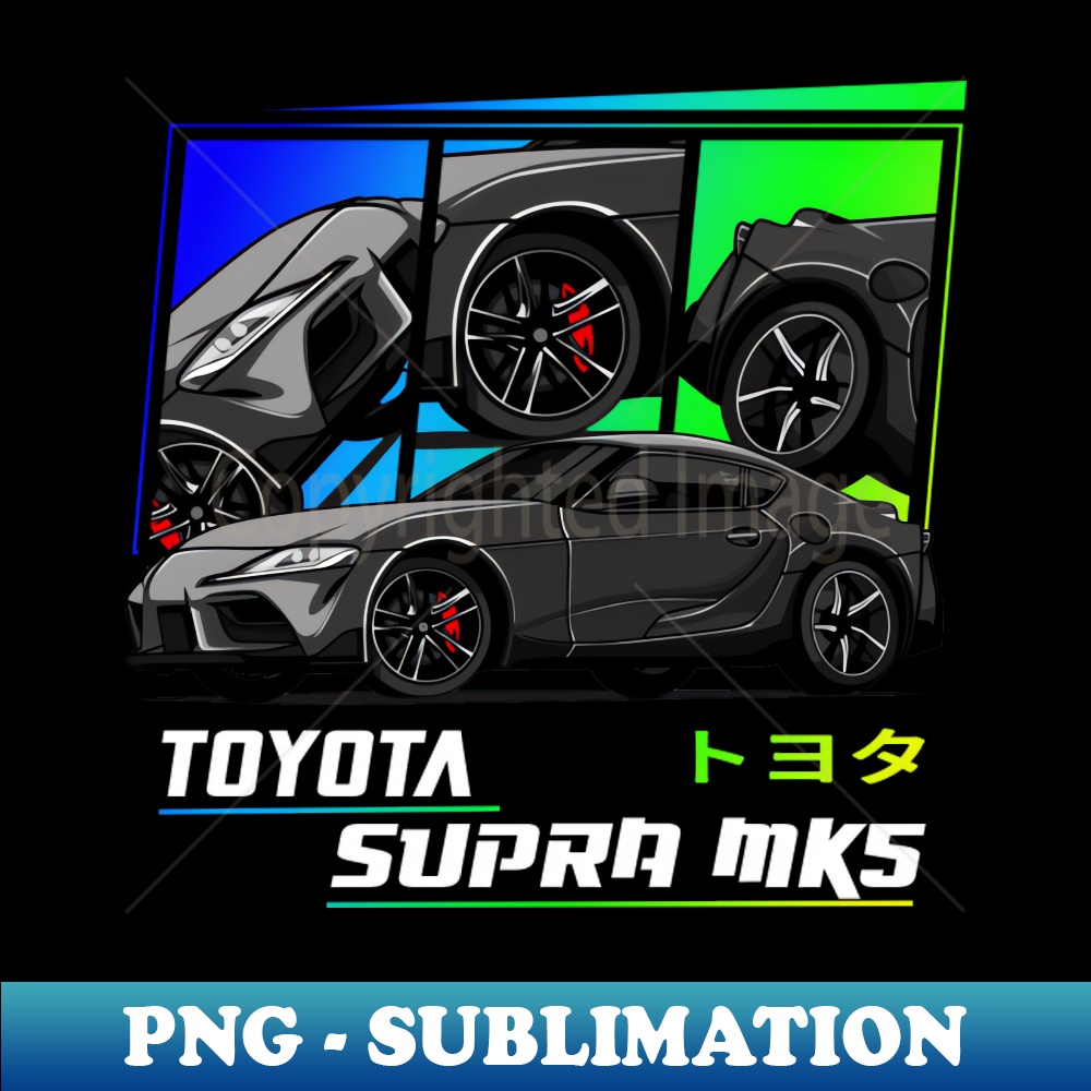 Toyota GR Supra Supra MK5 JDM Car a90 - PNG Transparent Digi | Inspire ...