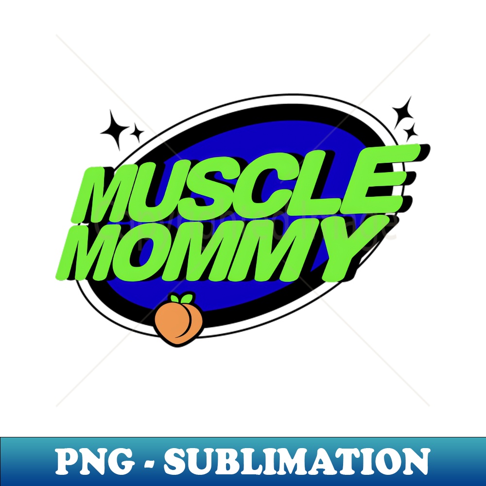 muscle mommy with peach svg - Inspire Uplift