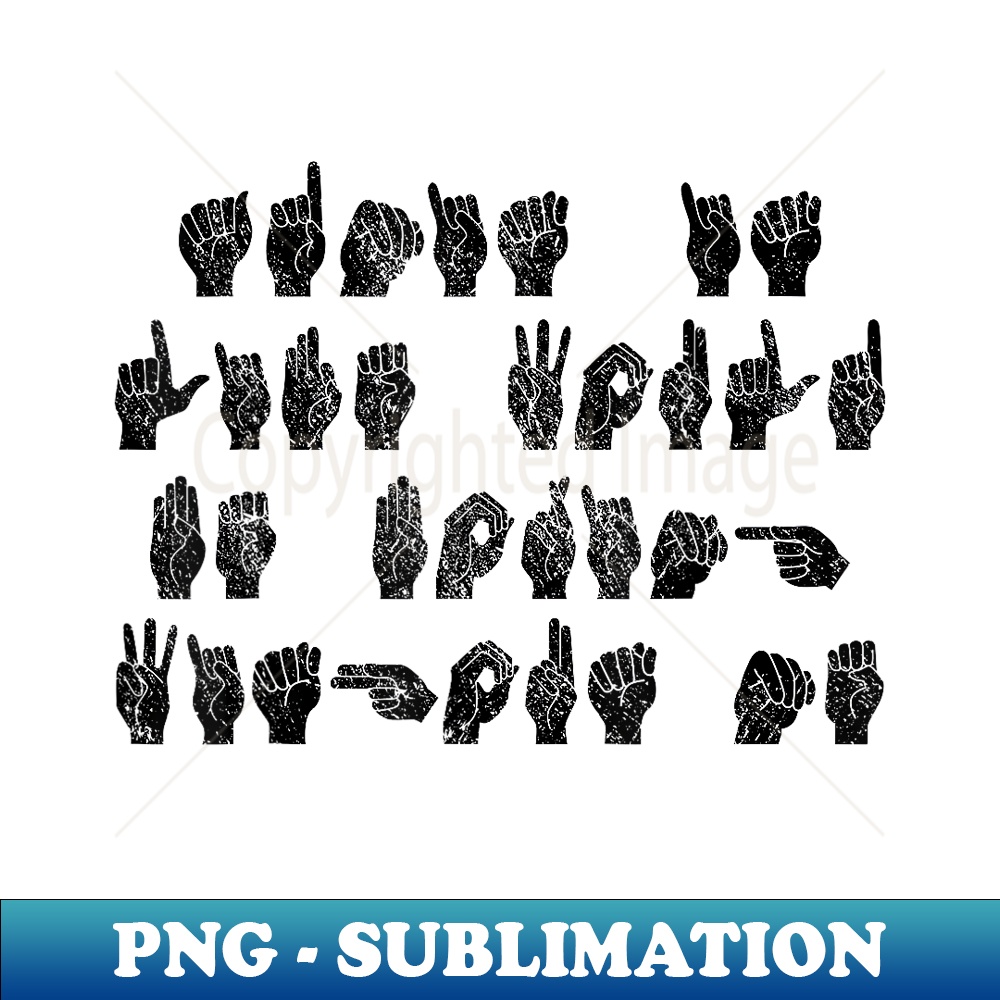 Funny ASL American Sign Language - PNG Transparent Sublimati | Inspire ...