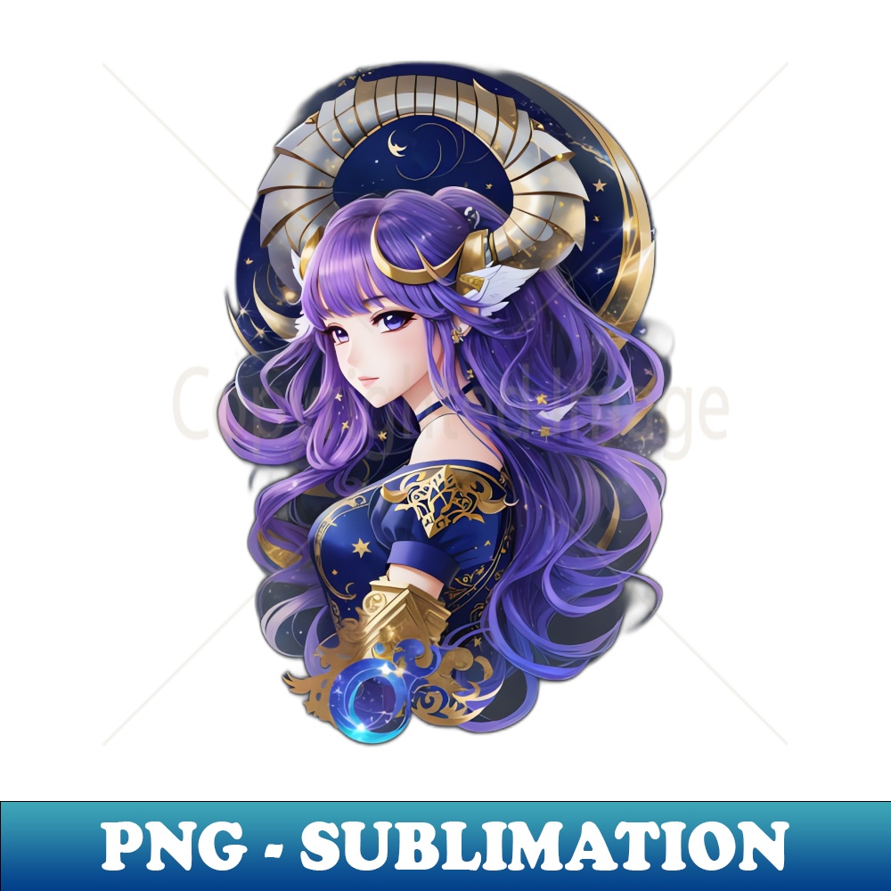 Starry Summit Ethereal AI Anime Girl Character Art in Capric | Inspire ...