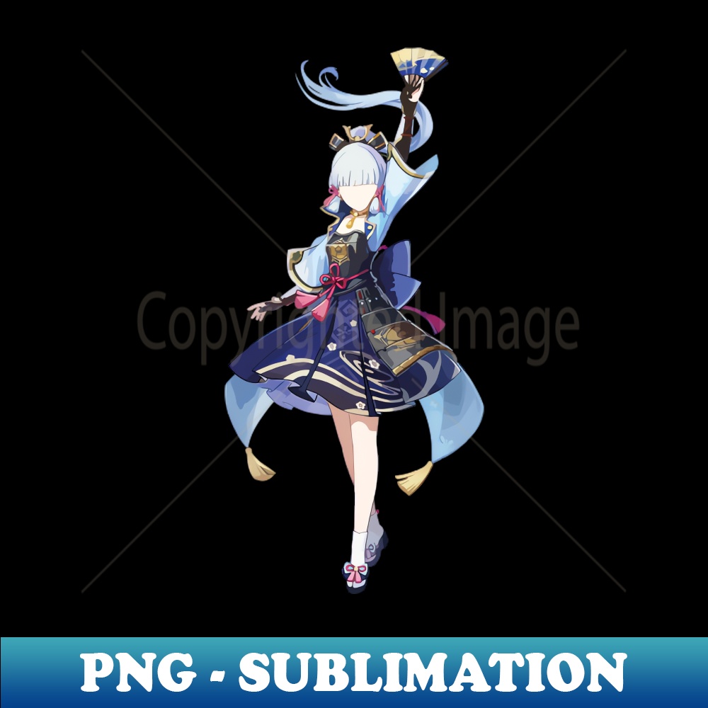Genshin Impact Kamisato Ayaka - PNG Sublimation Digital Down - Inspire ...