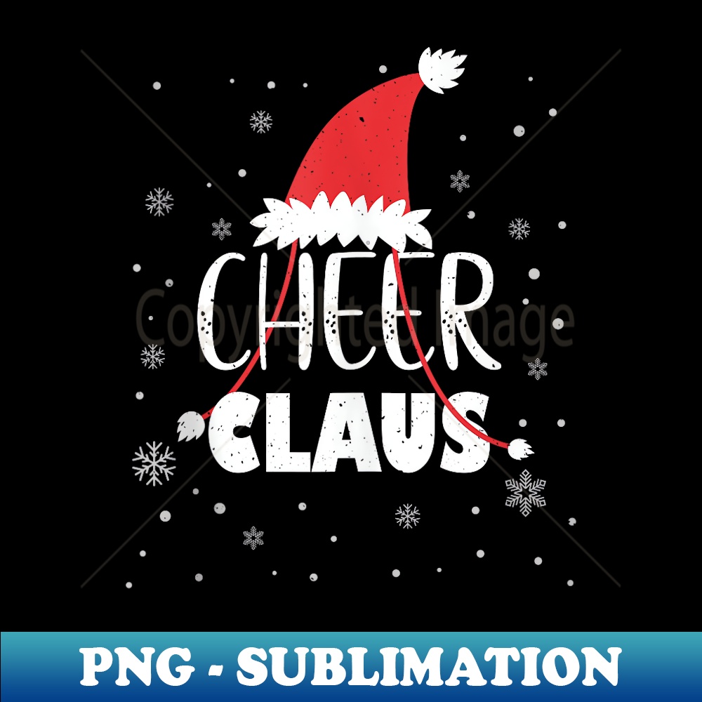 Cheer Claus Santa Christmas Cheer Coach - Instant Sublimatio | Inspire ...