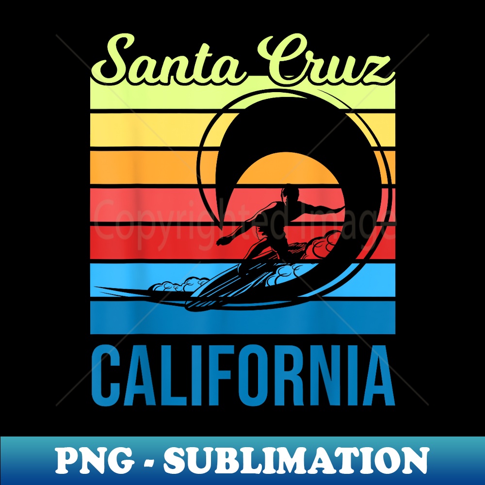 Santa Cruz California Santa Cruz - Signature Sublimation PNG | Inspire ...