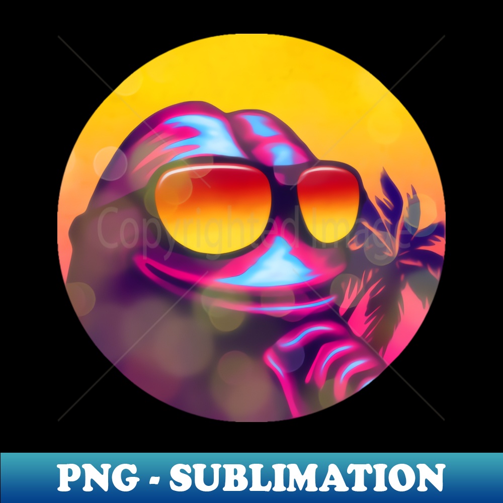 80s Nostalgia Miami Pepe - PNG Transparent Sublimation File | Inspire ...