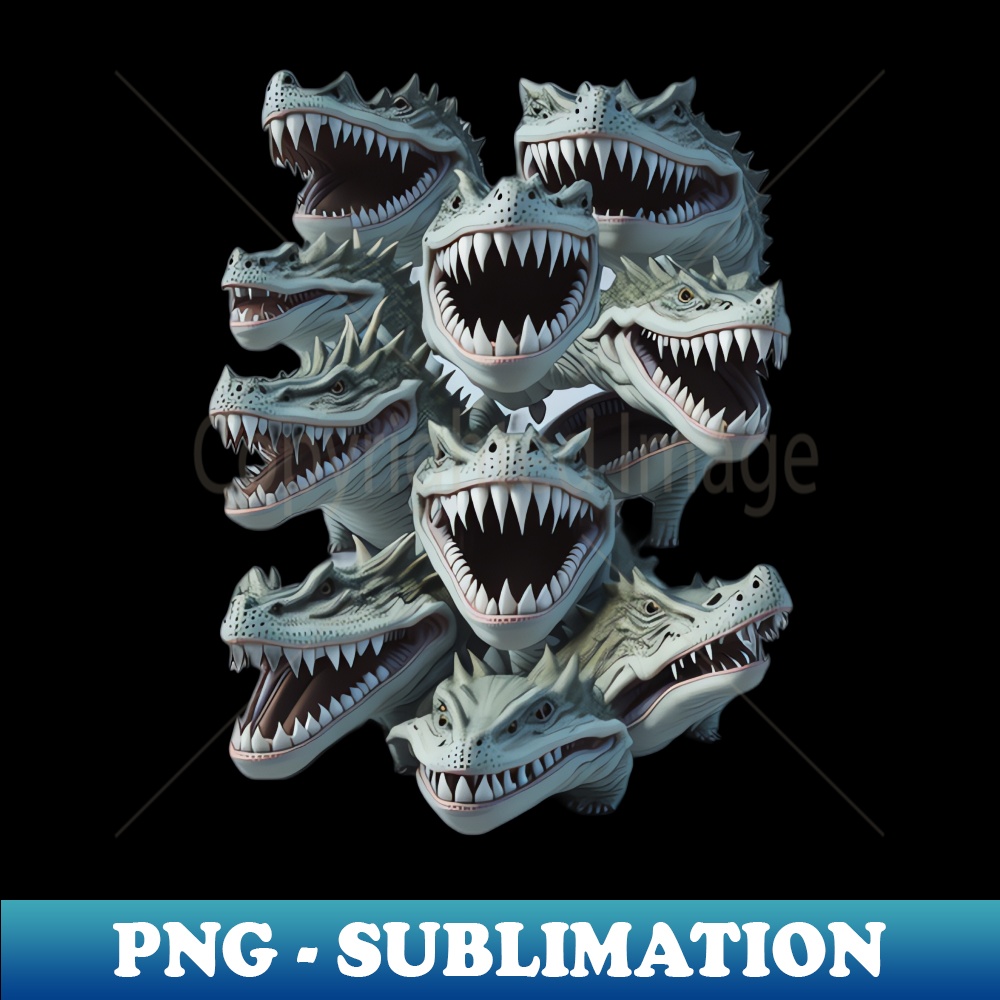 Cute Crocodile Pack Sticker - Cool Animal - Digital Sublimat | Inspire ...
