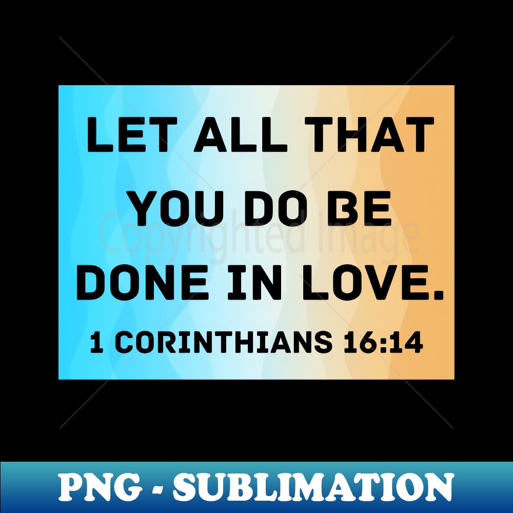 Bible Verse 1 Corinthians 1614 - PNG Transparent Digital Dow | Inspire ...