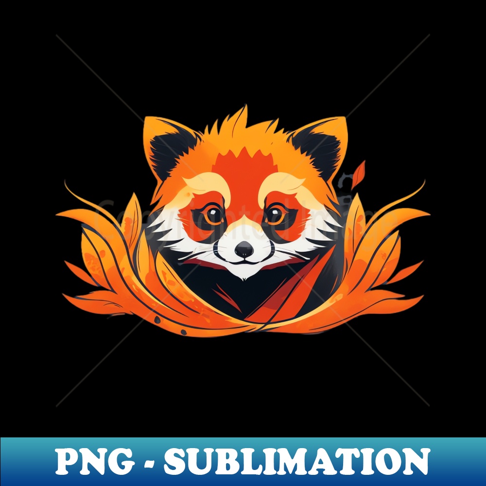 FloraPaw The Red Panda Oasis - PNG Sublimation Digital Downl | Inspire ...