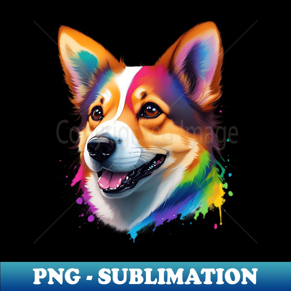 An Explosion of Color in the Shape of a Dog - PNG Transparen | Inspire ...