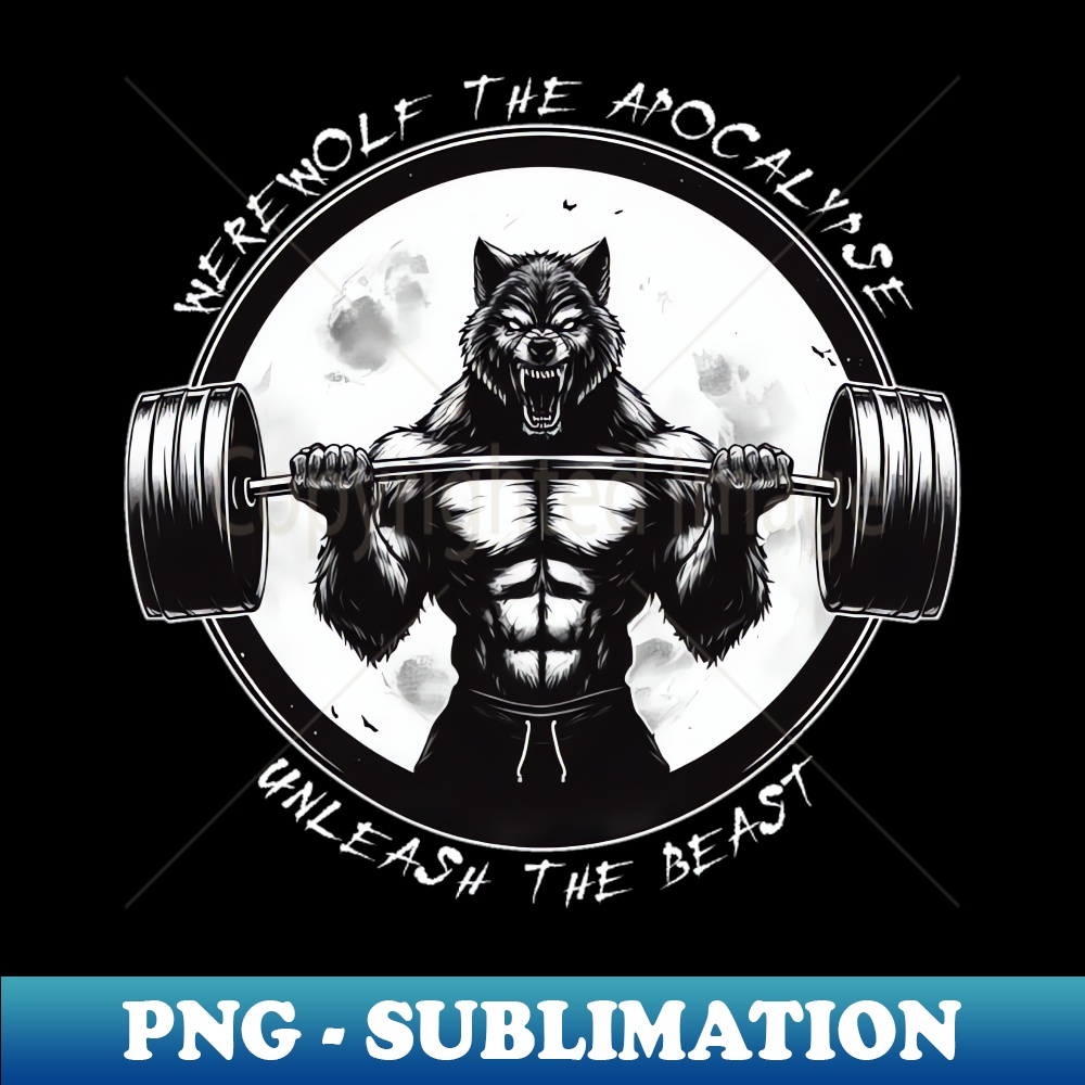 Werewolf the Apocalypse - Workout V2 - PNG Transparent Subli - Inspire ...