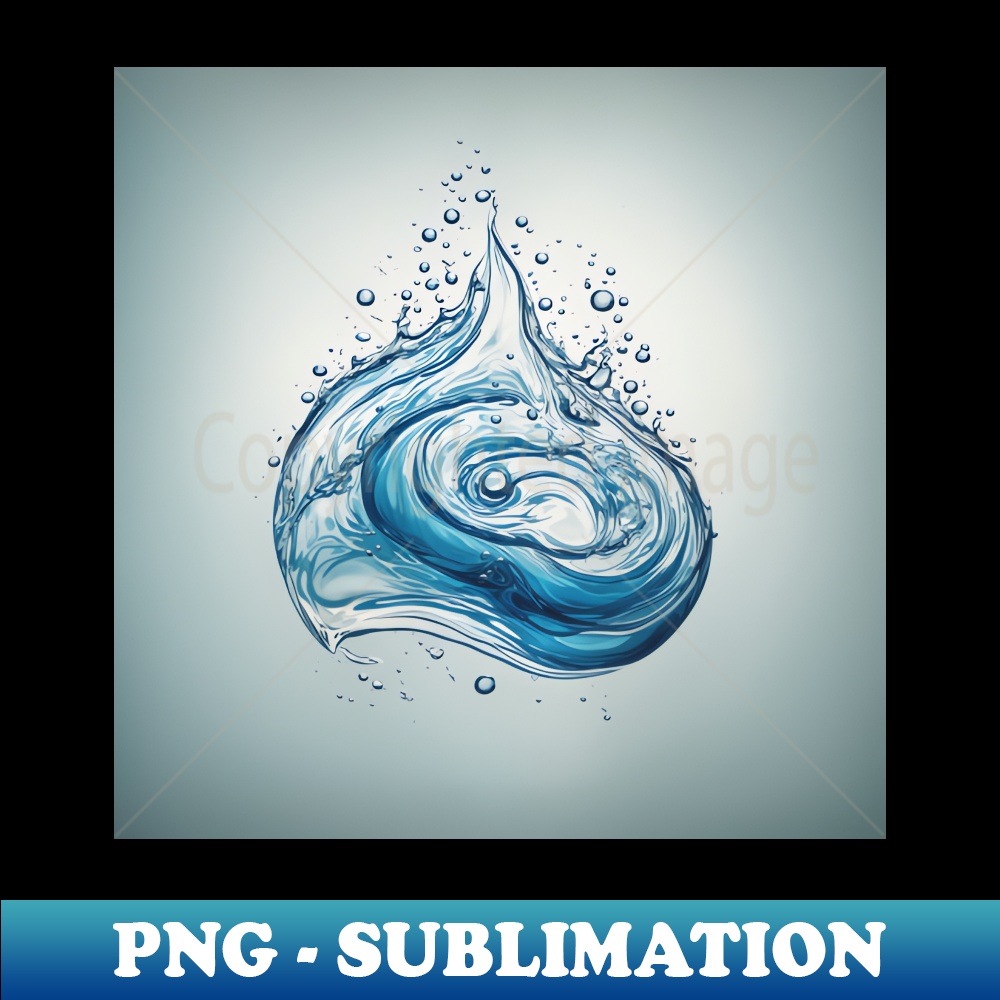 Water drop - Vintage Sublimation PNG Download - Stunning Sub | Inspire ...