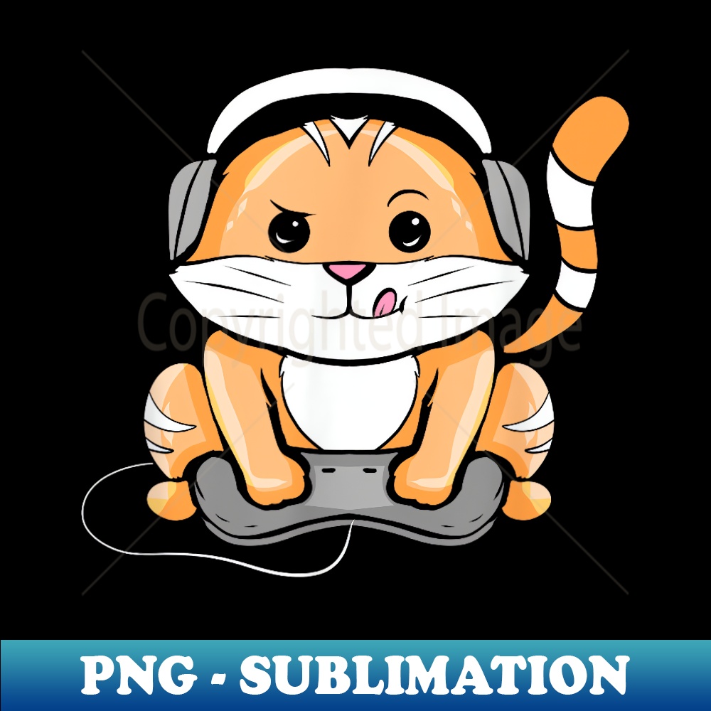 Gaming Cat Lover Funny Gamer for Video Game Player - Instant | Inspire ...