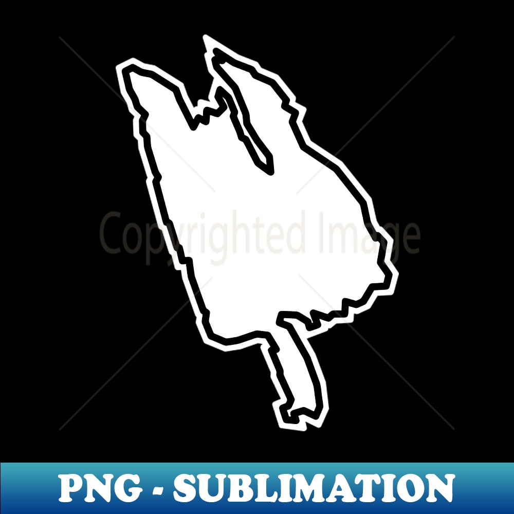 Thetis Island Silhouette in White with Black Outline - Theti | Inspire ...
