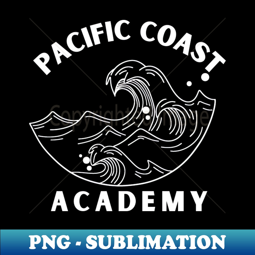 Pacific Coast Academy - Retro PNG Sublimation Digital Downlo | Inspire ...