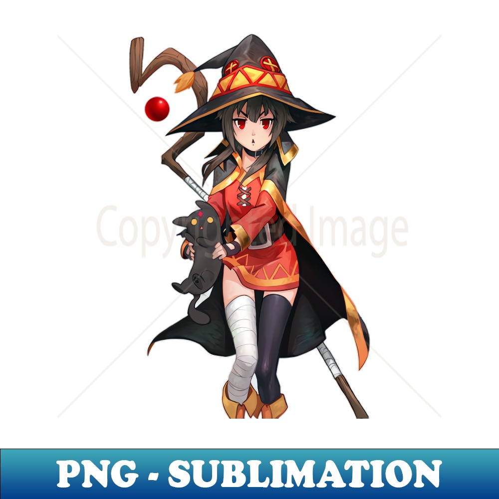 Megumin Konosuba Little Witch - Creative Sublimation PNG Dow | Inspire Uplift