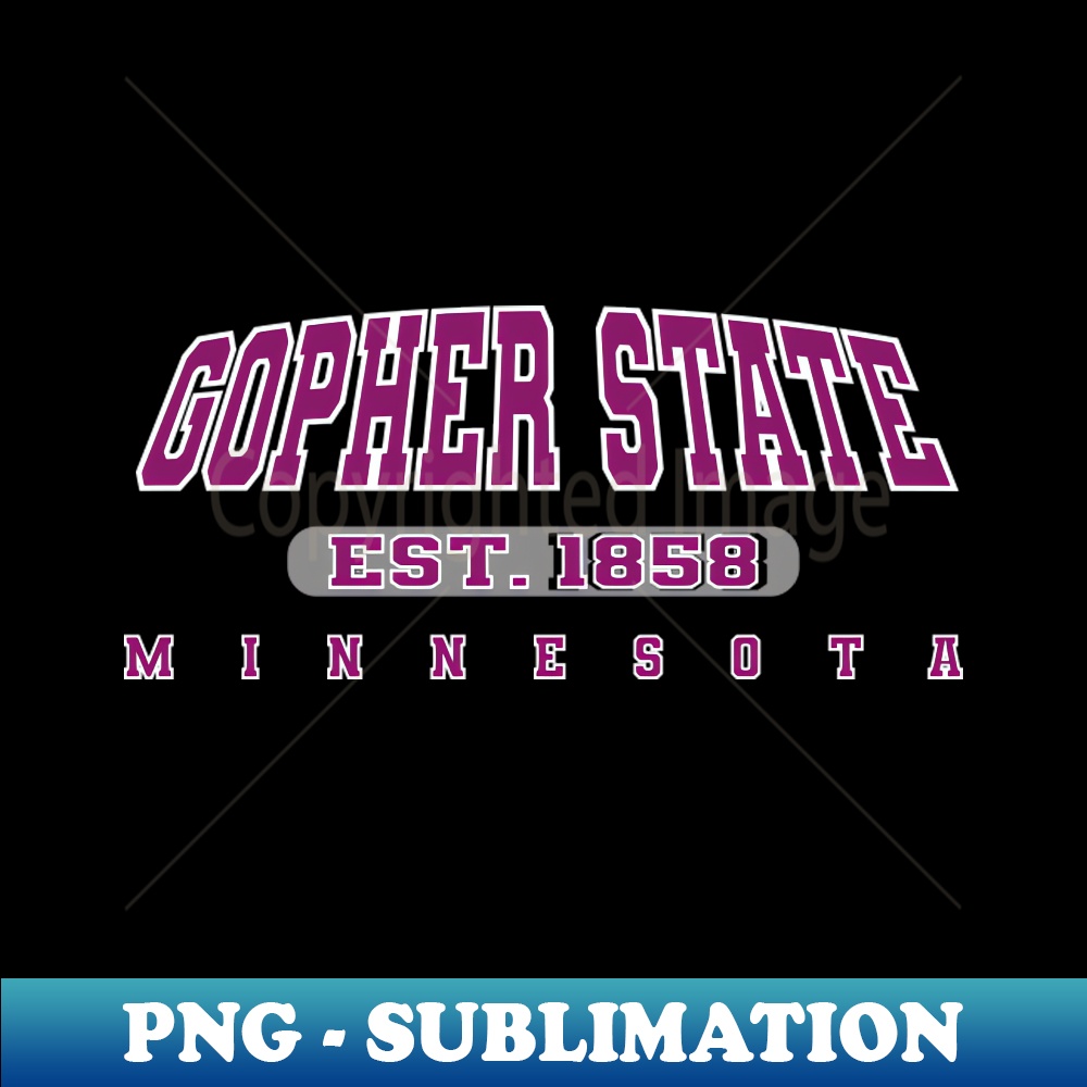 Gopher State - Sublimation-Ready PNG File - Perfect for Subl | Inspire ...