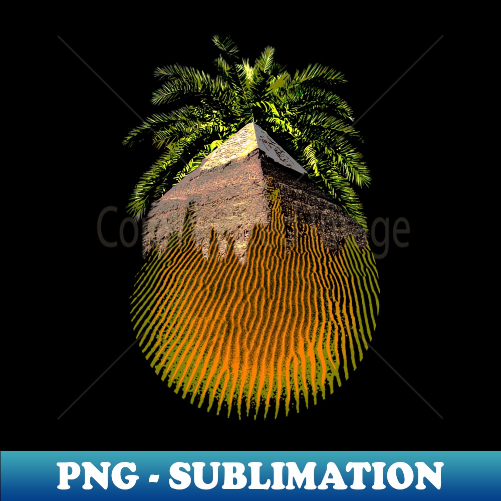 Palm Pyramid Desert Spirit - Stylish Sublimation Digital Dow | Inspire ...