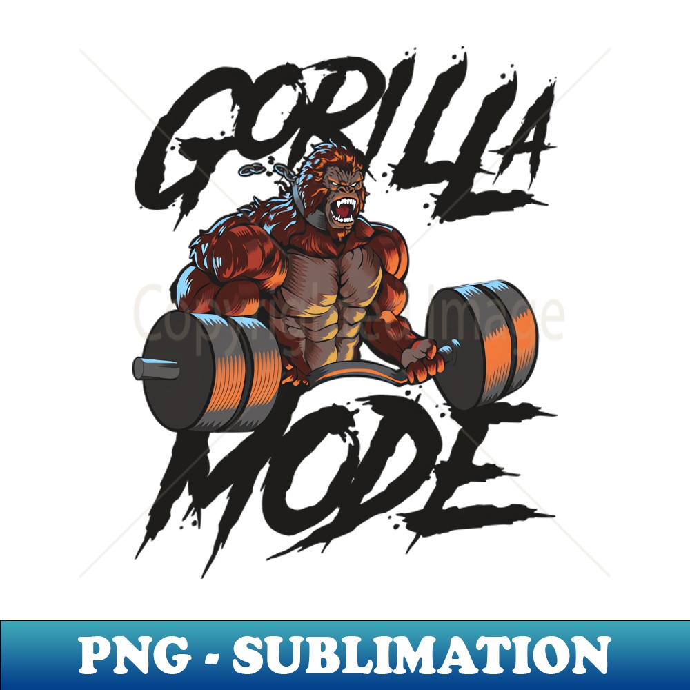 Gorilla Mode Beast Weightlifting Gym Fitnes Lifting Weights - Inspire ...