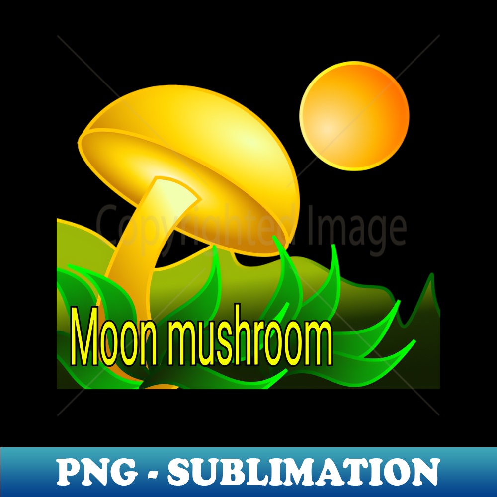 moon mushroom - High-Resolution PNG Sublimation File - Revol | Inspire ...