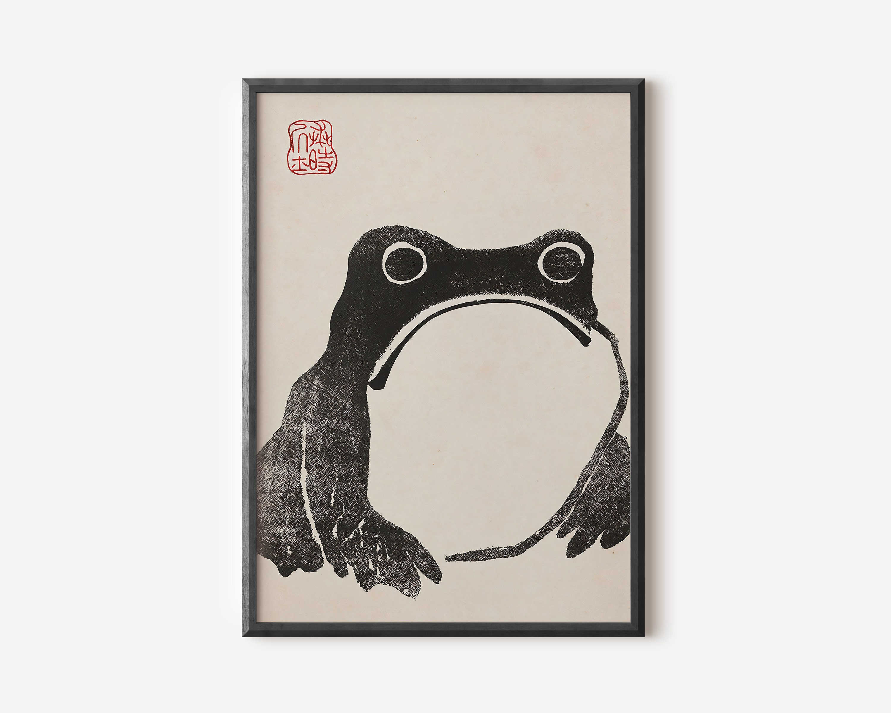 Matsumoto Hoji Art Print, Japanese Poster, Frog, Matsumoto H | Inspire ...