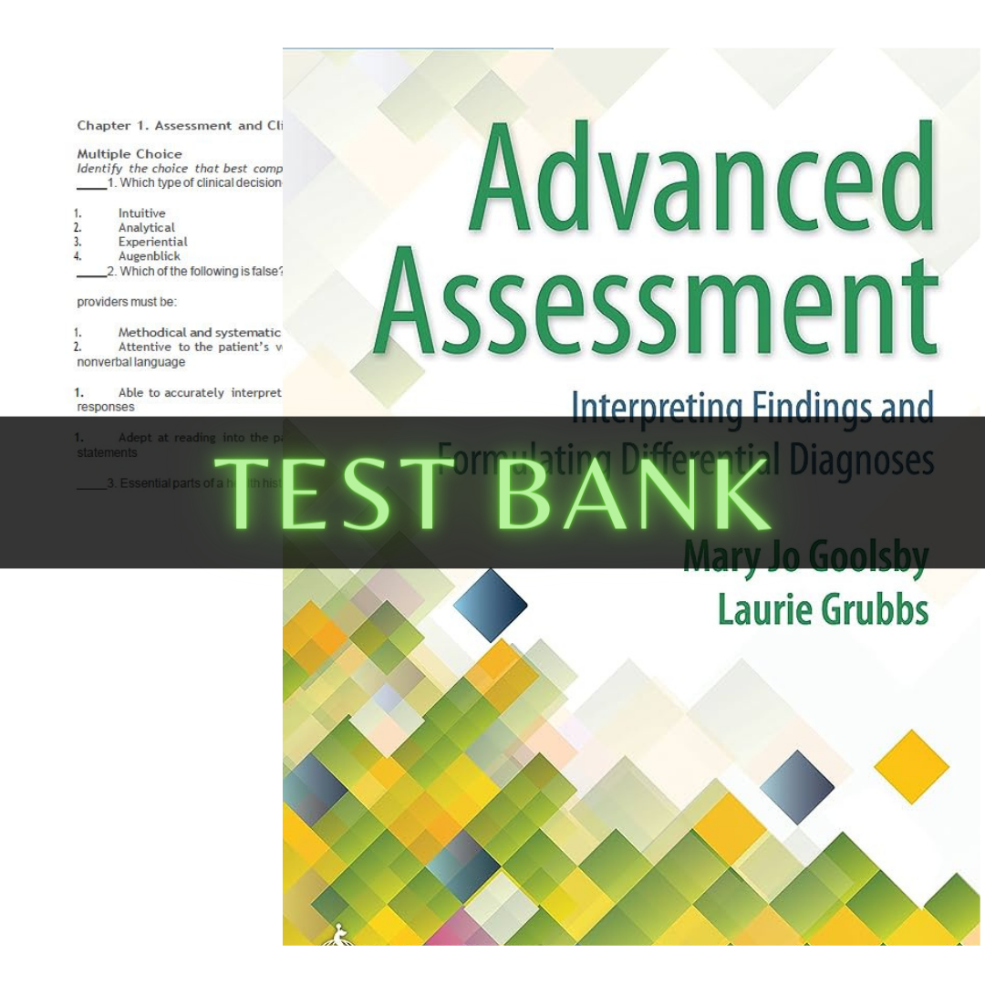 Latest 2023 Advanced Assessment Interpreting Findings and Fo - Inspire ...
