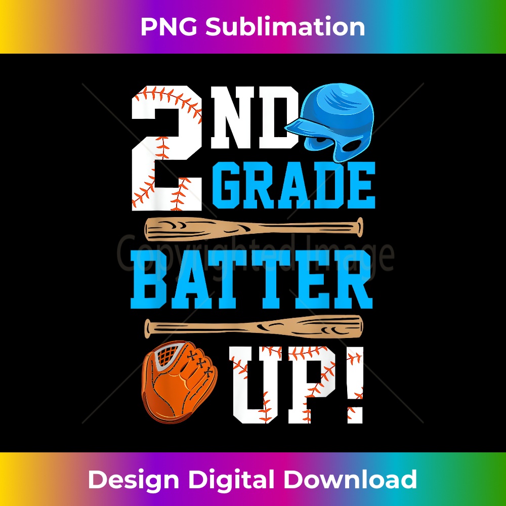 Back To School 2nd Grade Batter Up Baseball First Day Boys - | Inspire Uplift