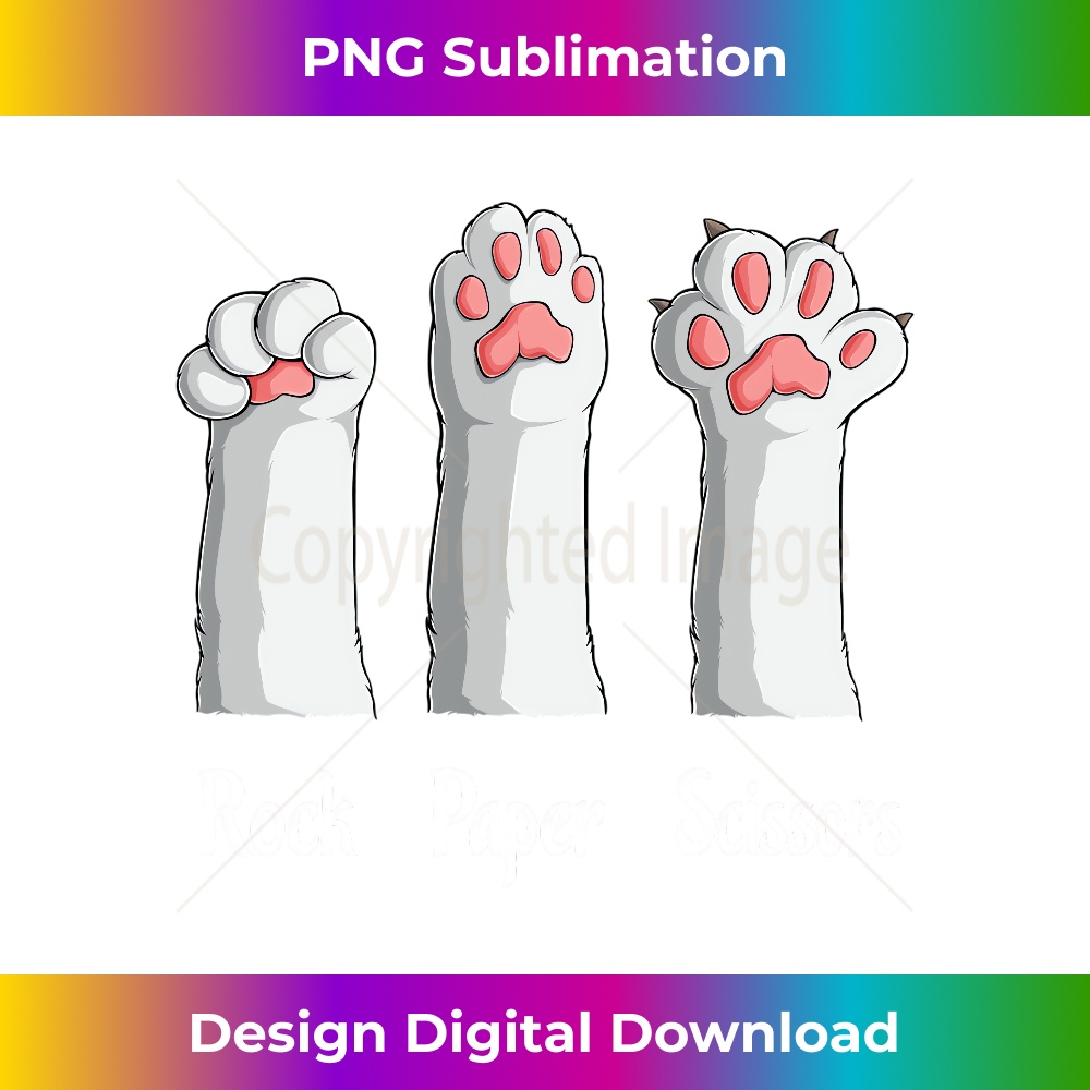 Funny Cat Rock Paper Scissors Hand Game Cute Paw Kitten Kids | Inspire ...