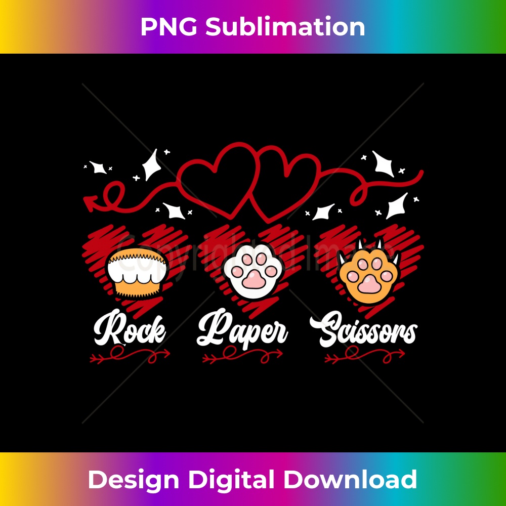 Rock Paper Scissors Hand Game Meme Animal Paw Cat Long Sleev | Inspire ...