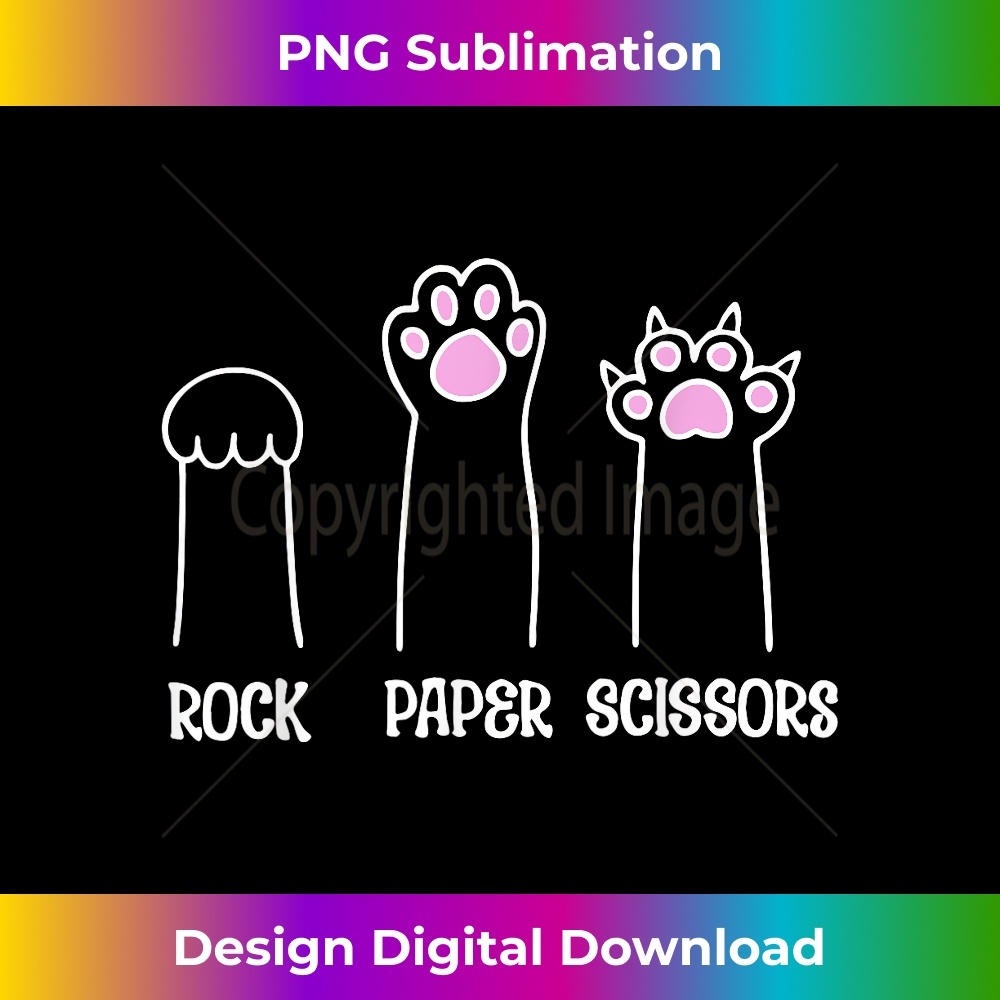 Funny Cat Paws Rock Paper Scissors Loves Playing Boys Kids - | Inspire ...