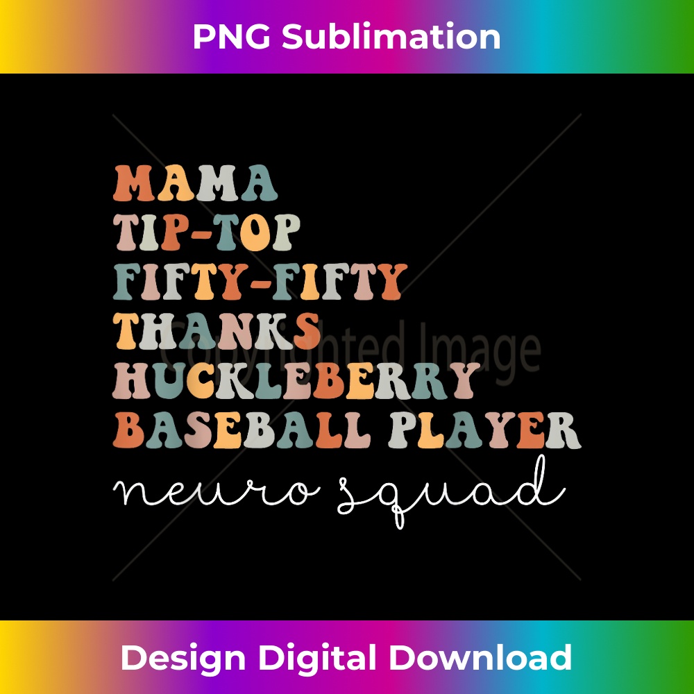 Mama Tip-Top Fifty-Fifty Thanks Huckleberry Baseball Player | Inspire ...