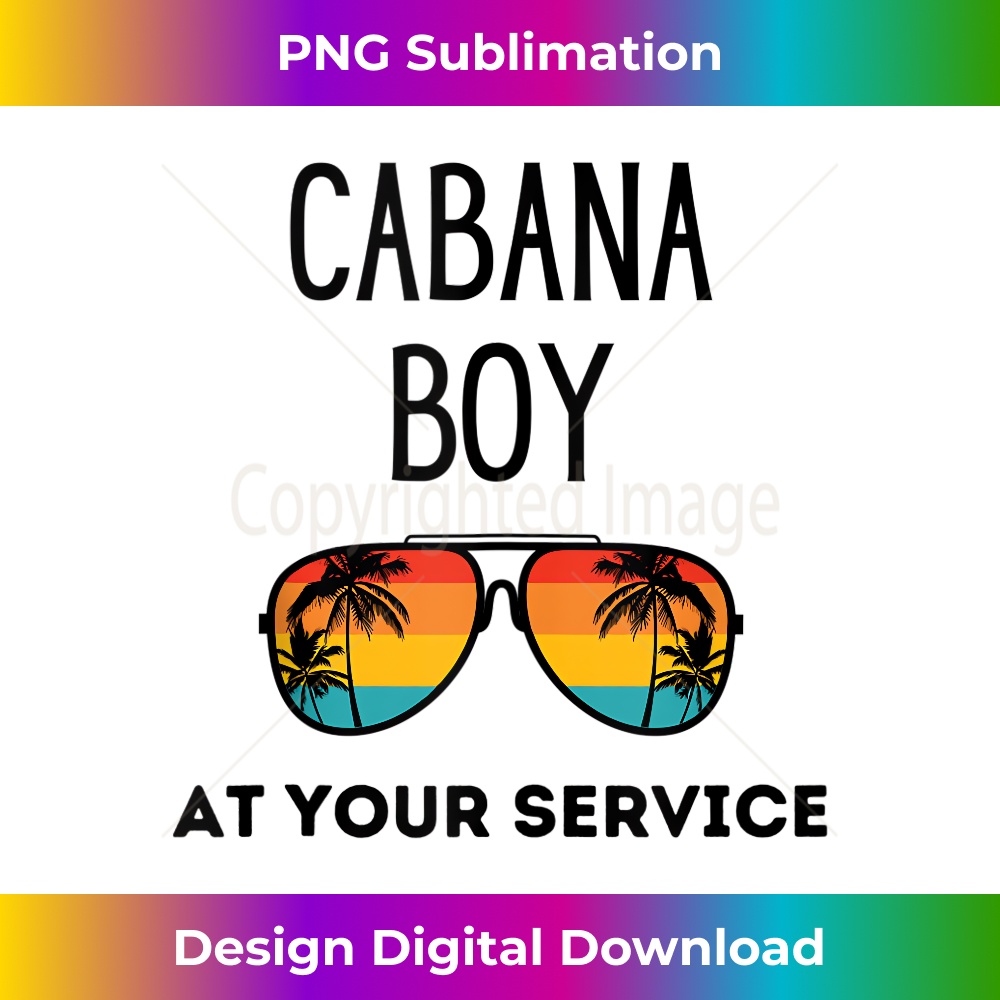 Cabana Boy Funny Summer Pool Party Bartender Bartending Tank | Inspire ...