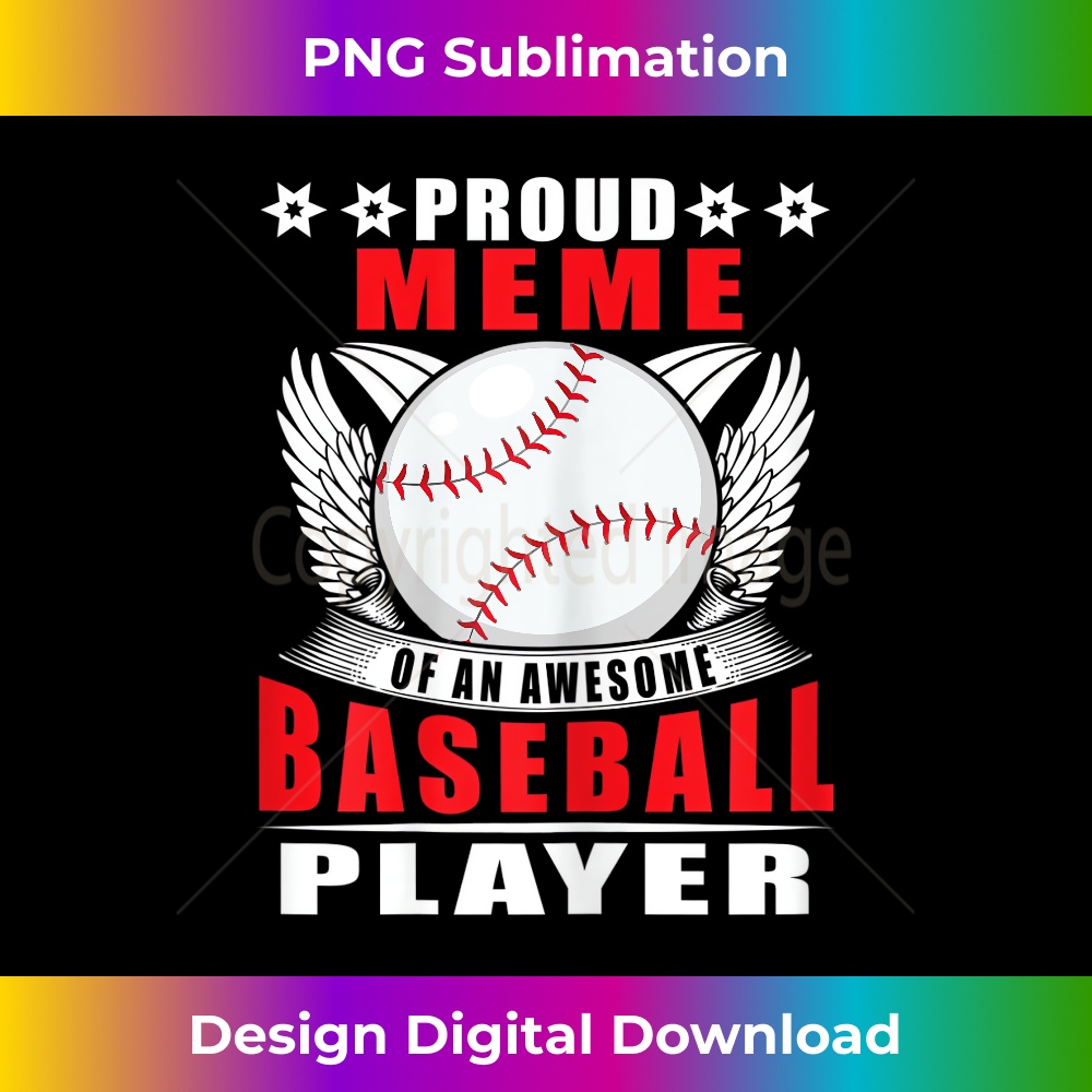 Womens Proud Meme Of An Awesome Baseball Player Baseball Mem | Inspire ...