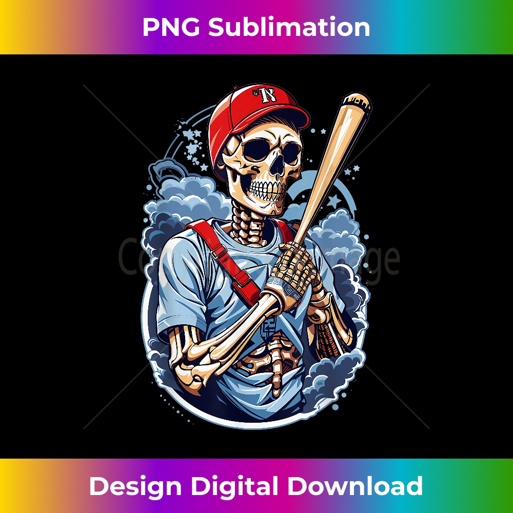 Halloween Skeleton With A Baseball Bat Graphic - Sleek Subli | Inspire ...