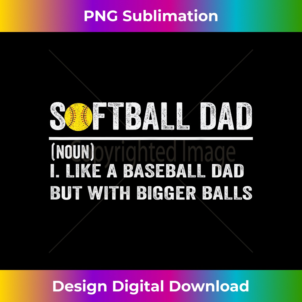 Mens Softball like a baseball but with bigger balls Father's - Inspire ...