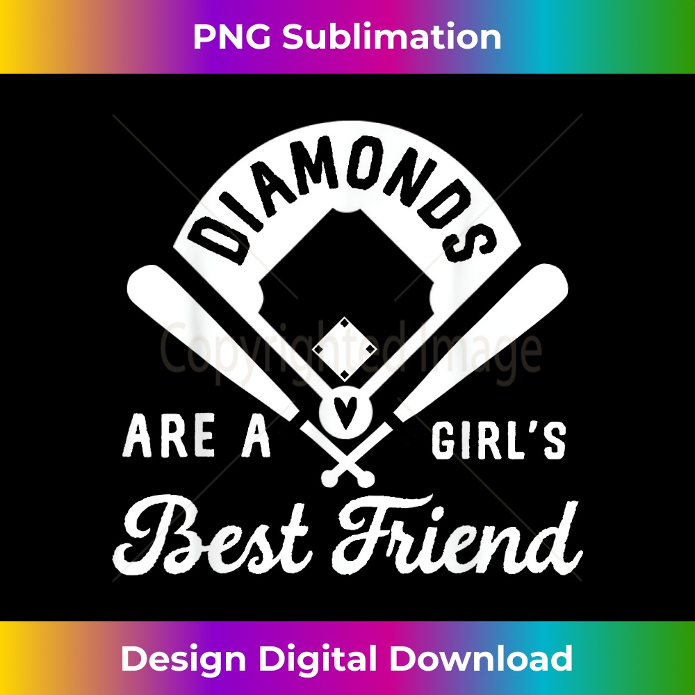 Diamonds Are A Girl's Best Friend Baseball Softball - Sleek | Inspire ...