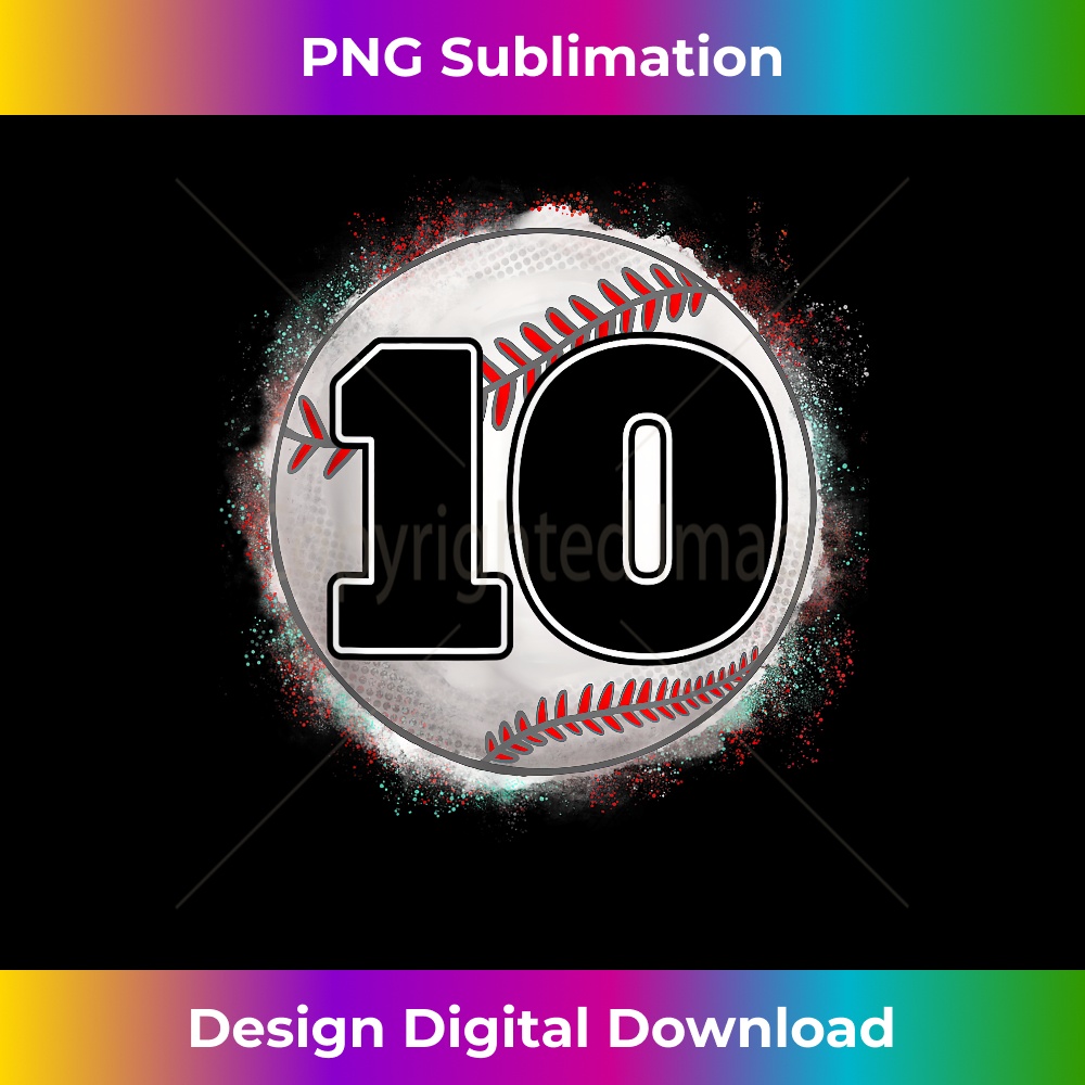 Birthday Boy 10 Ten Baseball 10th Birthday Baseball Player - | Inspire ...