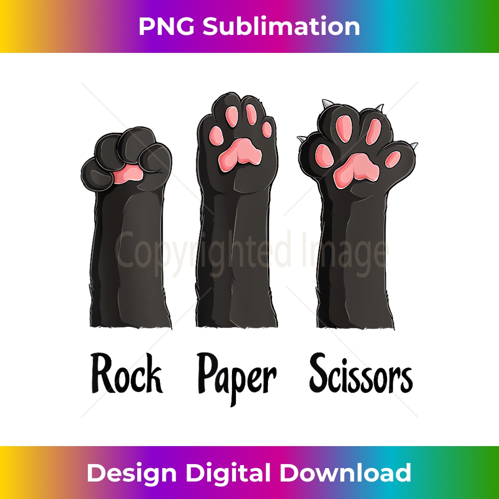 Funny Cat Rock Paper Scissors Hand Game Cute Paw Kitten Kids | Inspire ...