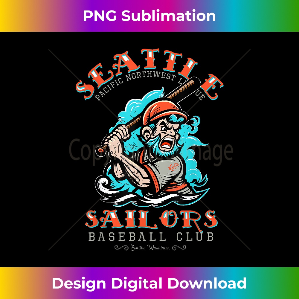 Seattle Sailors Retro Minor League Baseball - Timeless PNG S - Inspire ...